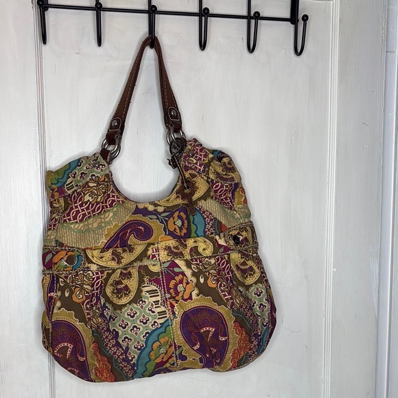 Fossil | Bags | Fossil Multicolor Paisley Floral Womens Bag | Poshmark